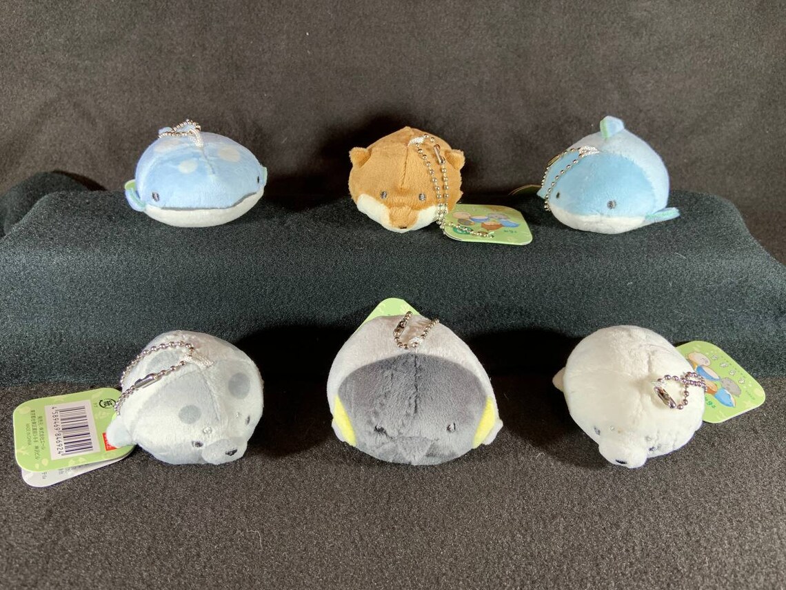 Mochimaru Ocean Friends Keychain Plush - Etsy