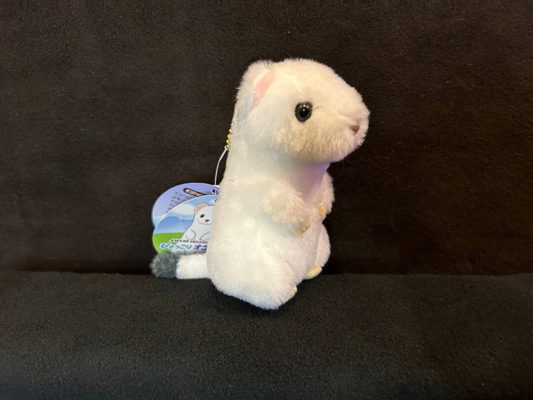 Okojo Stoat Winter Coat Plush Toy SMALL - Etsy