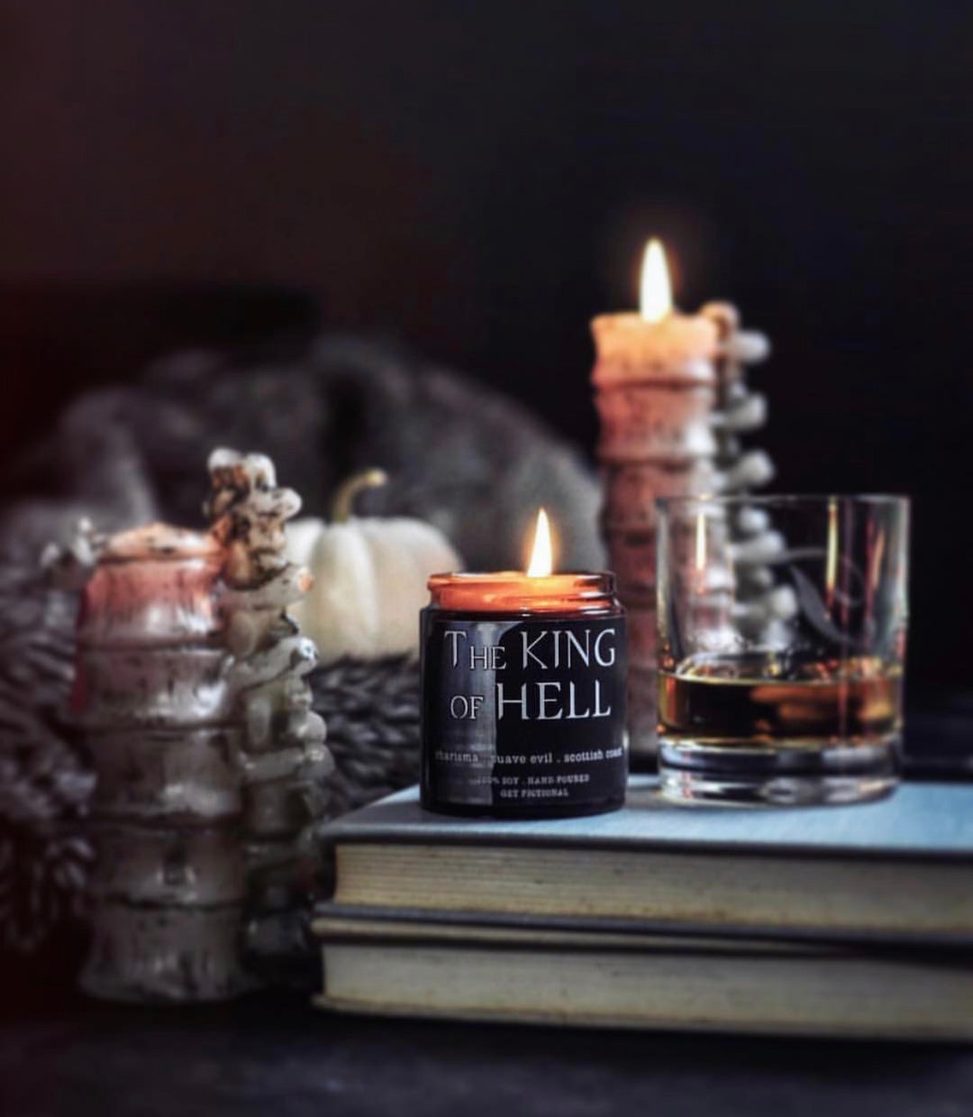 The King of Hell {crowley . Supernatural Soy Candle} - Etsy