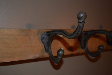 Rustic Wood Coat Rack - Etsy