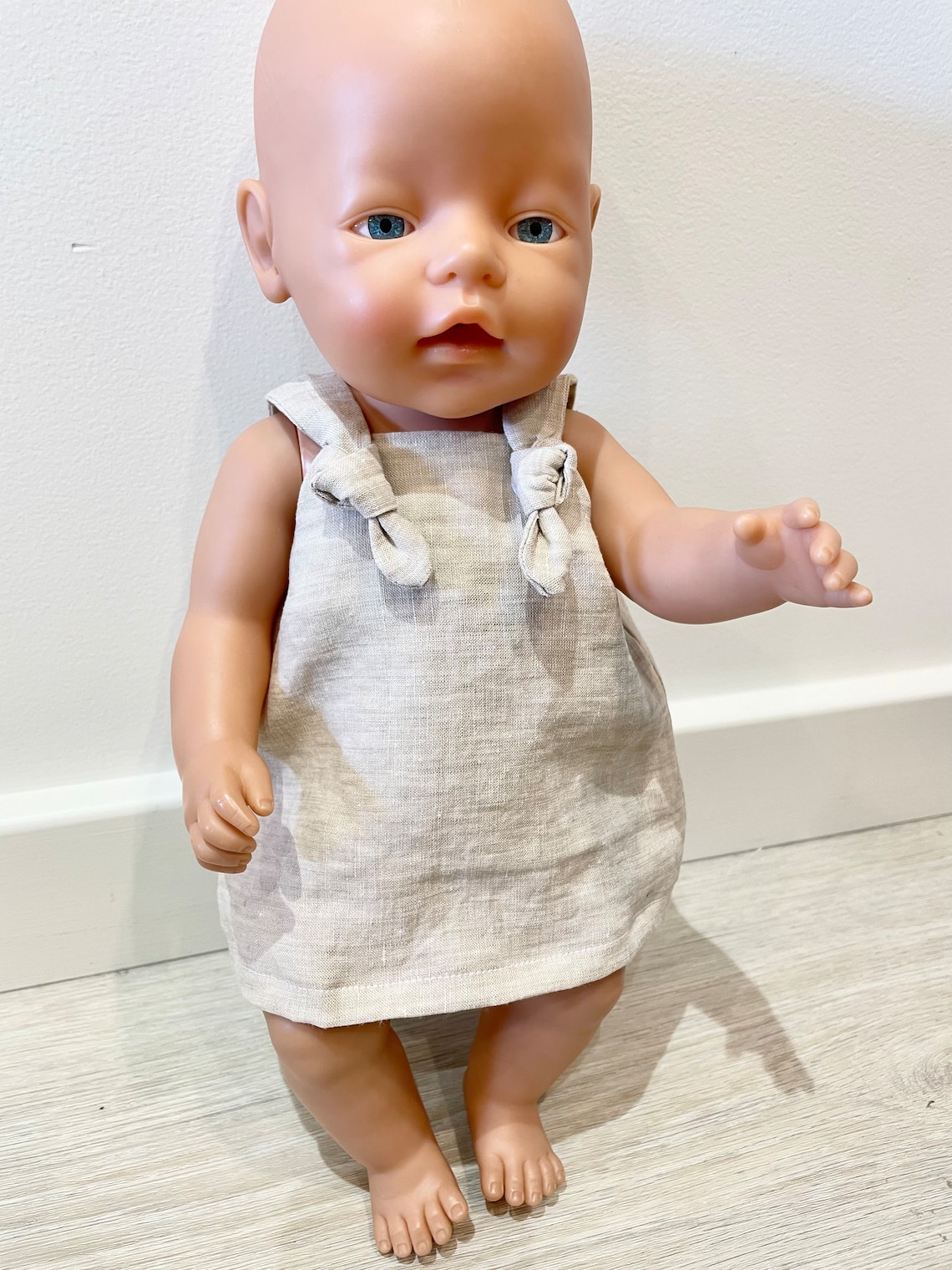 Baby Born Doll Dress PDF Pattern – Knot Detail, 17 Inch 43 Cm Zapf ...