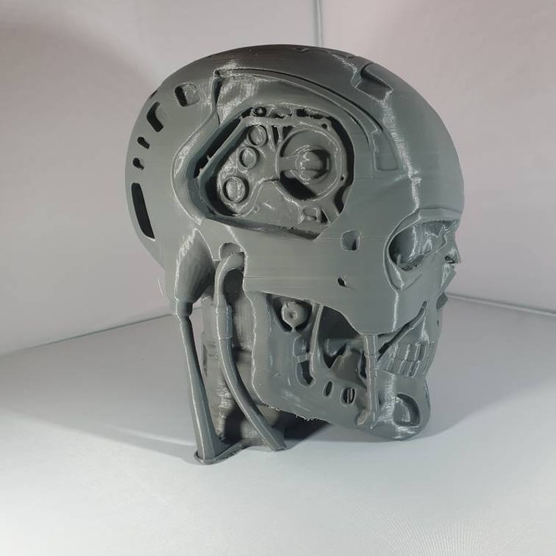 Terminator Skull - Etsy