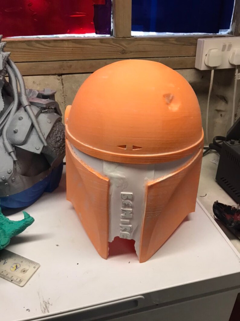 Boba fett inspired helmet | Etsy