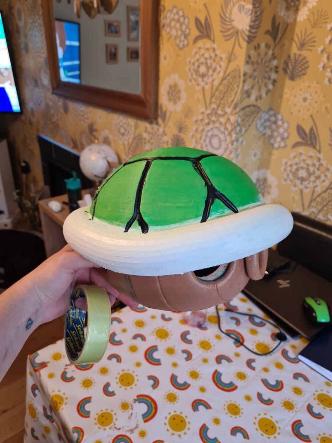 Mario Red/green Inspired Turtle Shell - Etsy