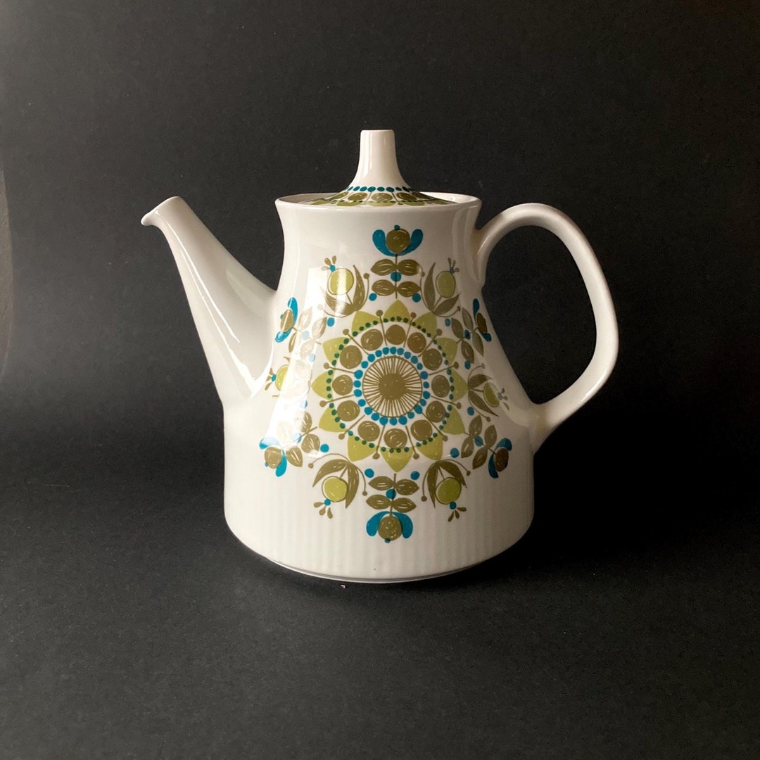 Figgjo Flint MØLLE Coffee Pot, Vintage Norwegian Teapot, Turi Gramstad ...