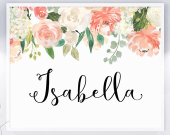 Isabella name | Etsy