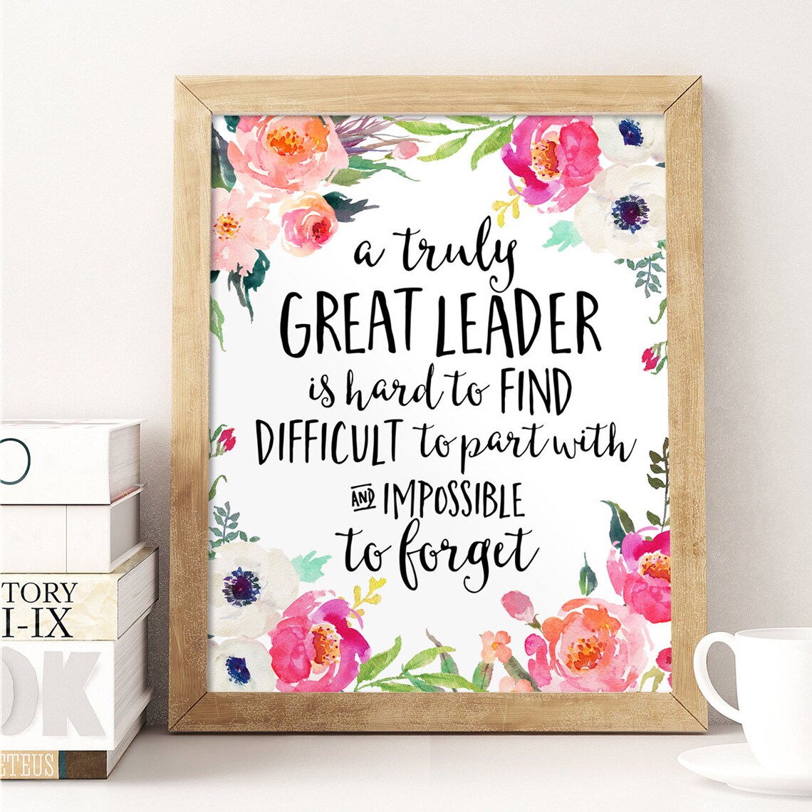 Leader Gift A truly great leader is hard to find Office | Etsy