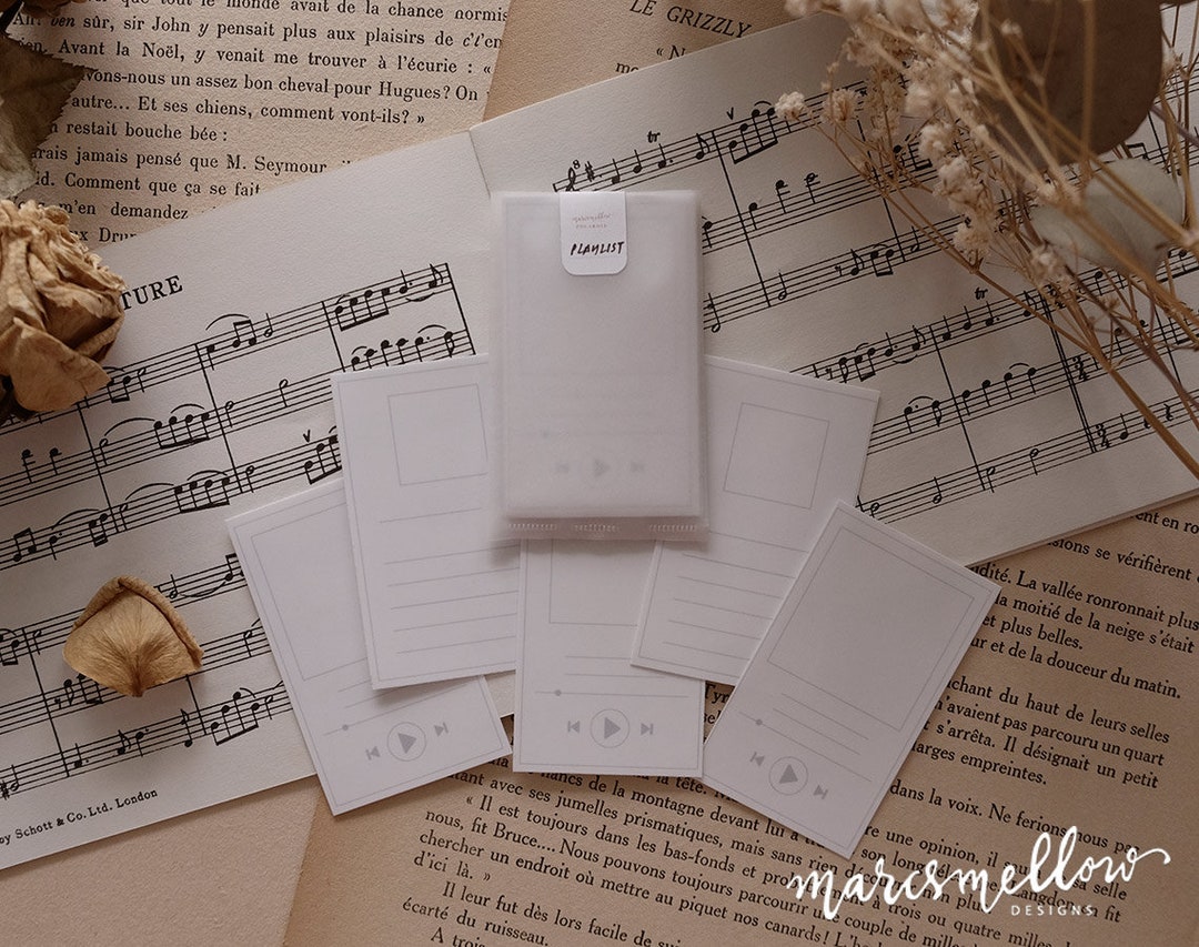 Playlist Frames Sticker - on Transparent Sticker for Your Bullet ...