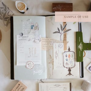 Soft Mixed Handmade Junk Journal Insert for Traveler's Notebook ...