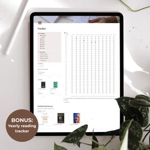 Reading Tracker Notion Template, Reading Log and Tracker to Keep Your Library Organised in a ...
