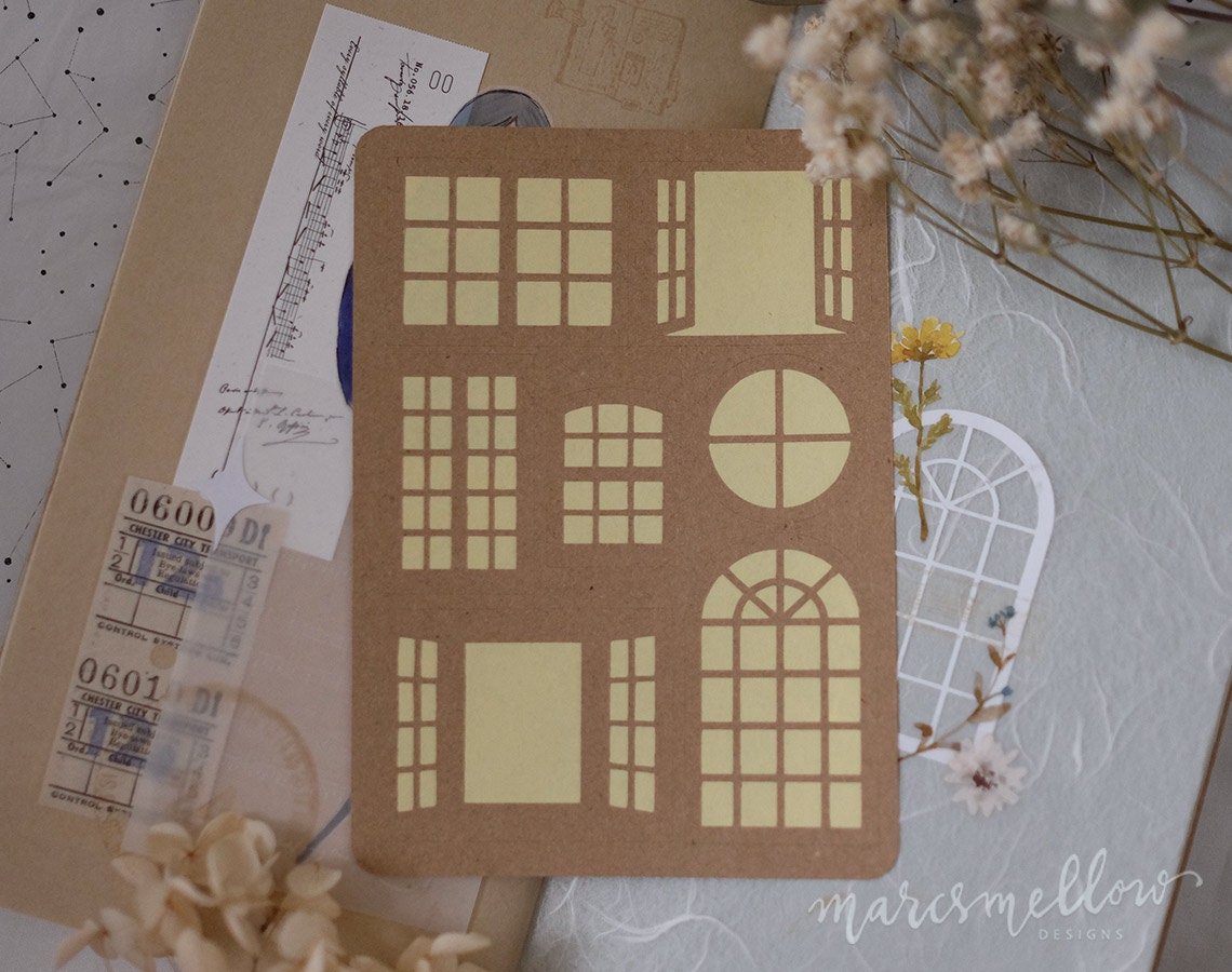 Windows Cutout Sticker Sheet Journaling Bullet Journal - Etsy Australia