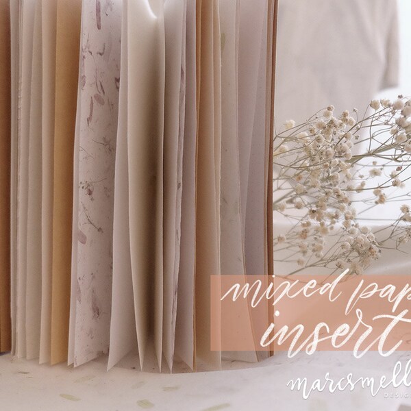 Mixed Paper Journal - Etsy