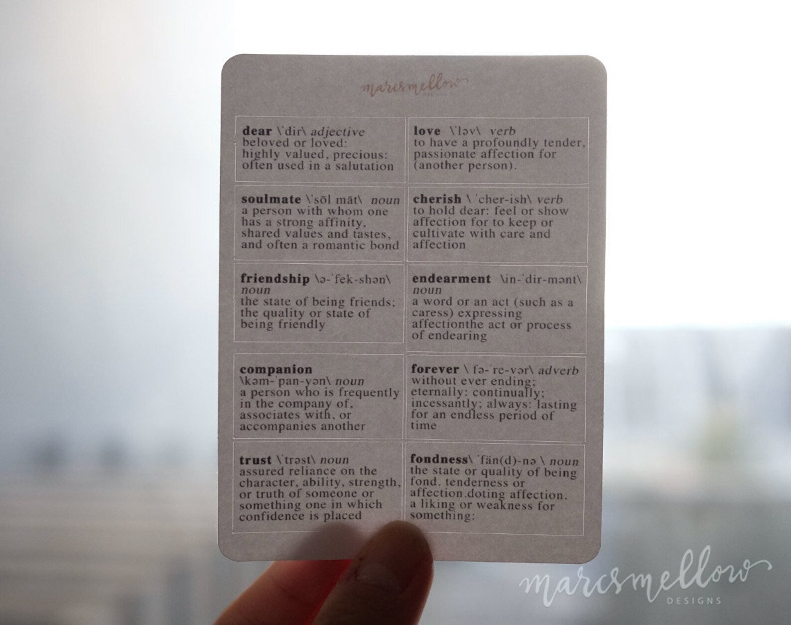 Dearest Dictionary Definition Sticker Sheet for Journaling - Etsy