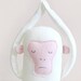 Yoga Monkey Yumiko/ White Monkey/ Meditation Monkey/ Japanese - Etsy