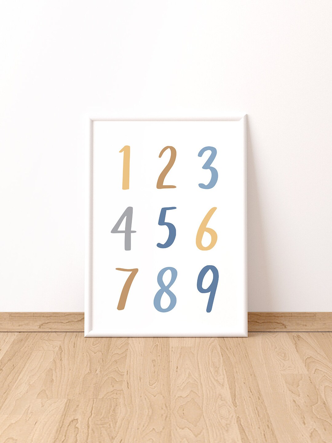 Numbers With Seagull Peter Print/numbers Poster/printable Wall Art ...
