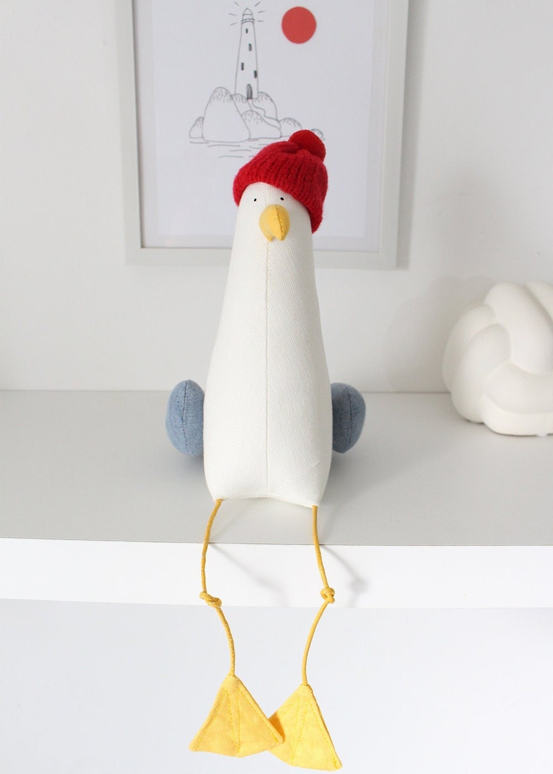 Seagull Emma, Christmas Gift, Seagull With Hat, Collectible Toy ...