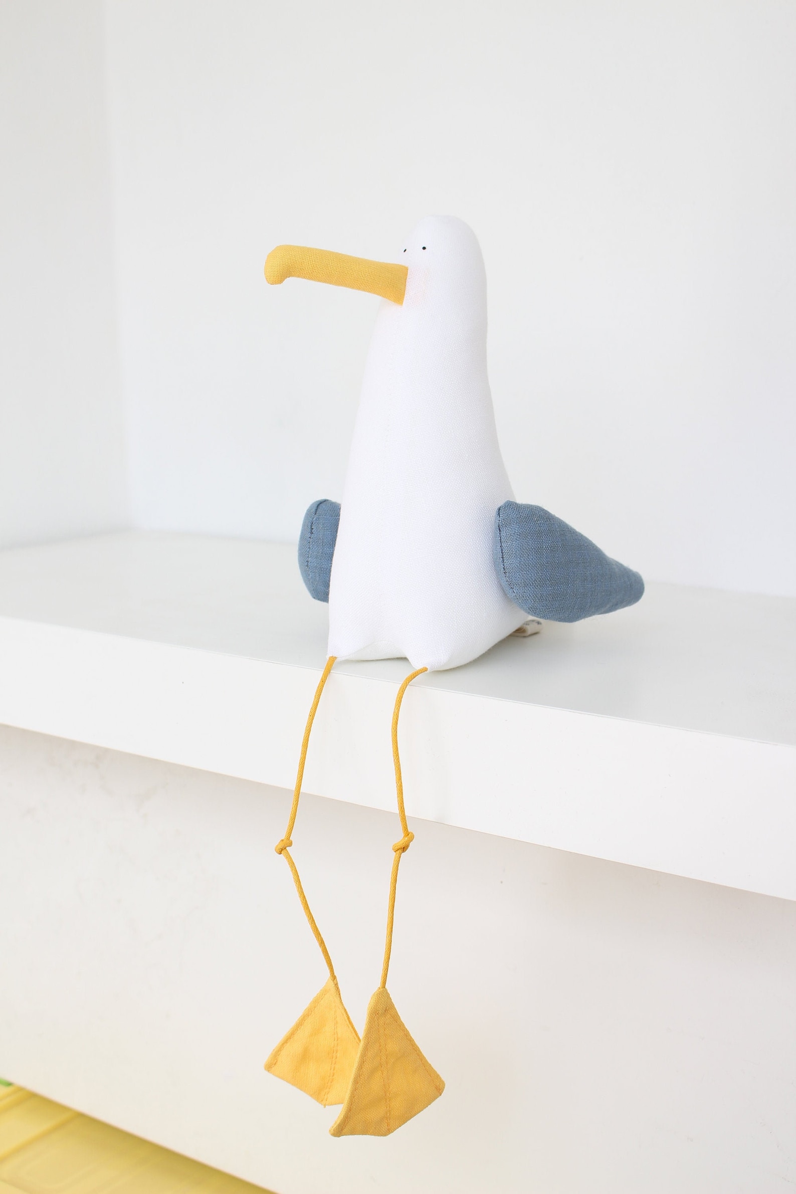 Seagull Emma, Collectible Toy, Nautical Decor, Seagull Mine, Seagull ...