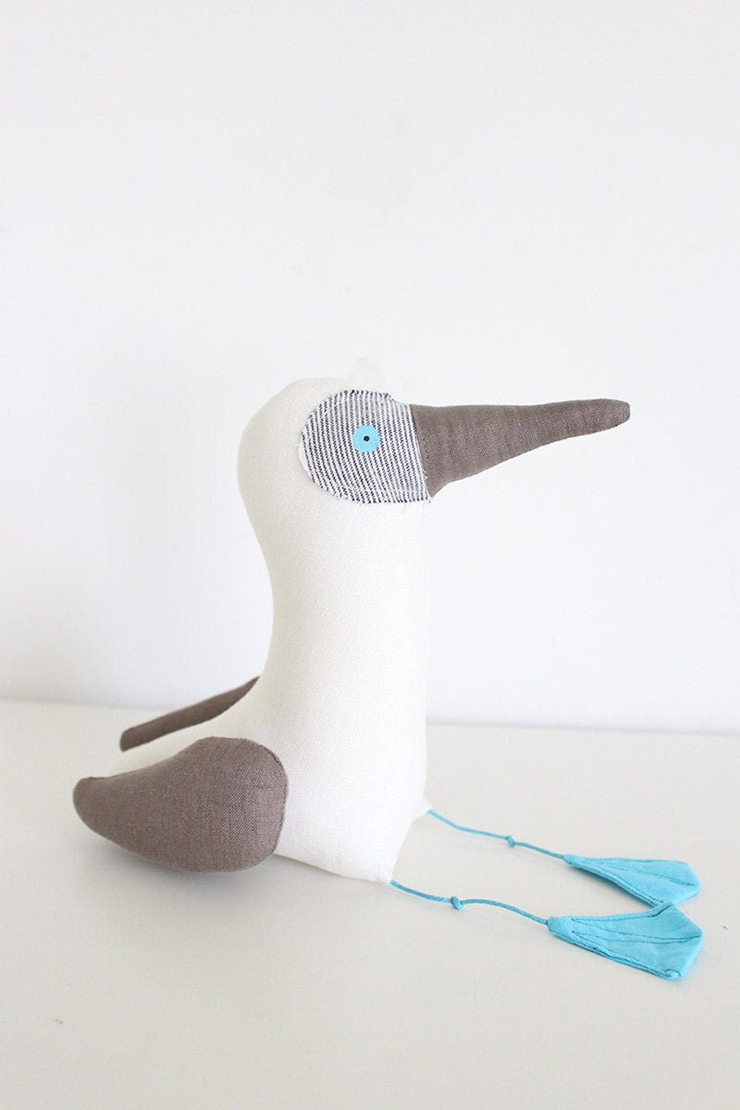 Booby Darwin/ Blue-footed Booby/ Stuffed Animal/ Oceanic Bird ...