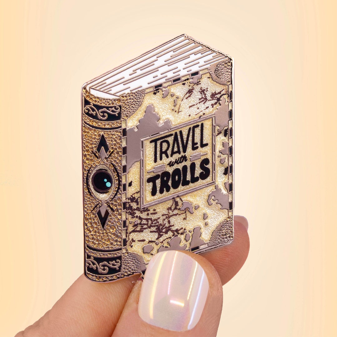 Travel With Trolls Book Pin LIMITED EDITION | Magical Trolls Magic ...
