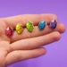 Mini Gem Pins Crystal Cute Mini Multicolor Gamer Diamond Enamel Pins ...