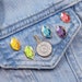 Mini Gem Pins Crystal Cute Mini Multicolor Gamer Diamond Enamel Pins ...