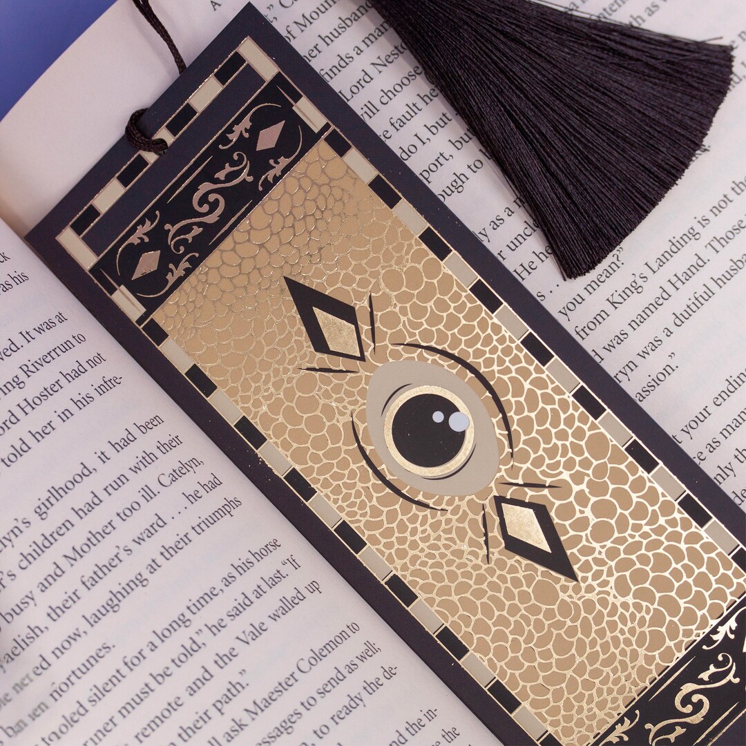 Travel With Trolls Fantasy Gold Foil Unique Bookmark | Gift for Reader ...