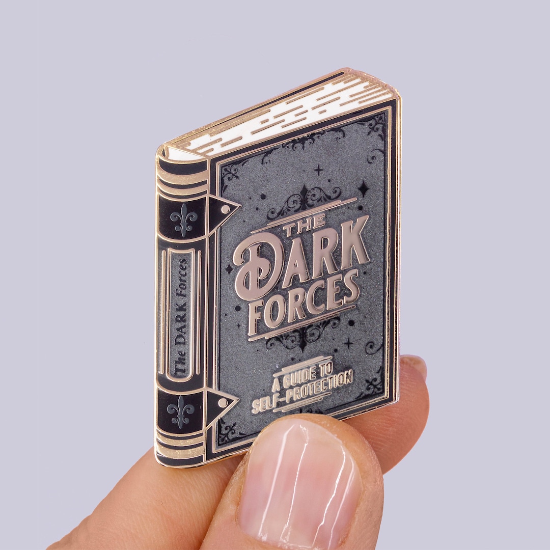 Dark Forces Book Pin LIMITED EDITION | Magical School Statement Brooch ...