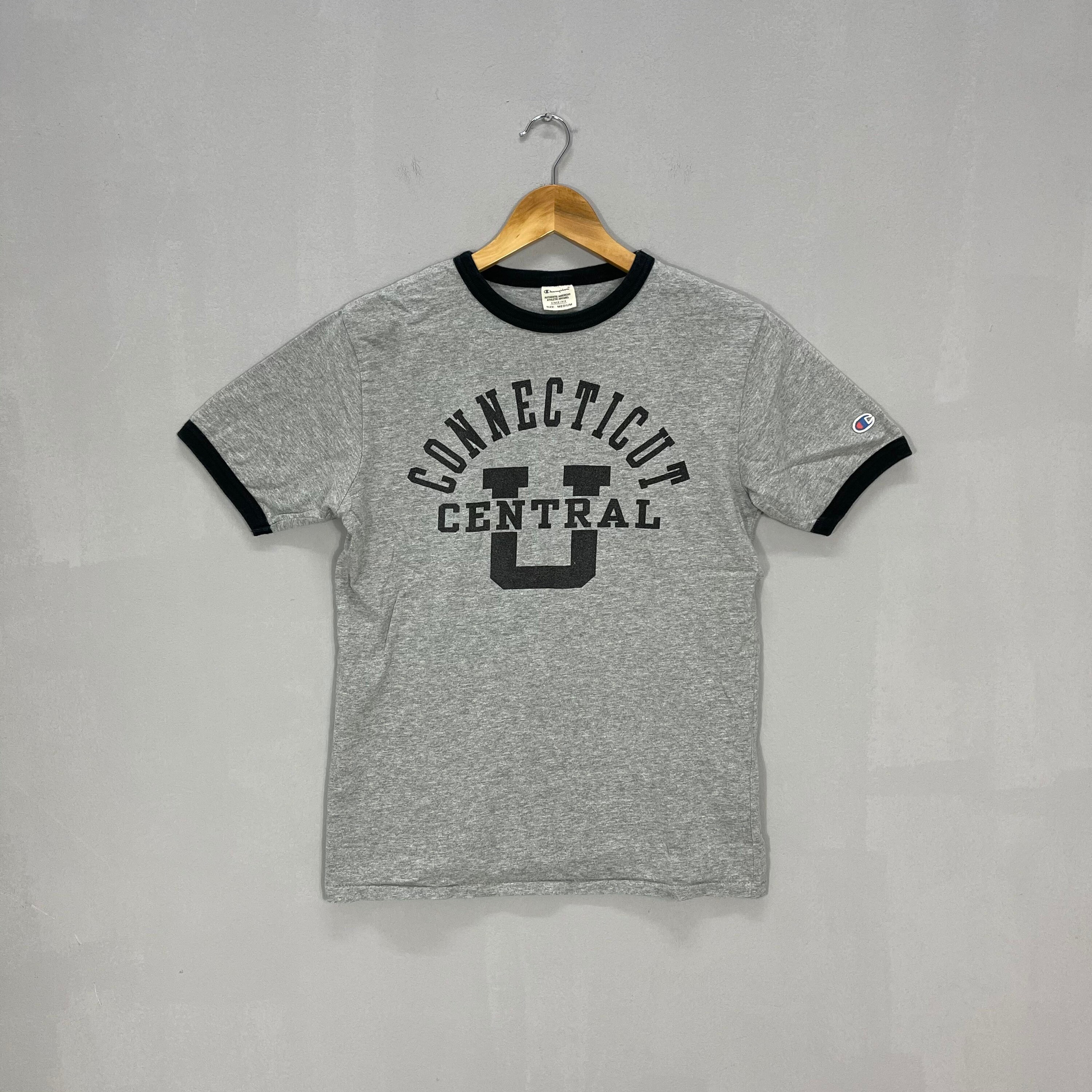 Vintage Champion T-shirt Champion Connecticut Central USA - Etsy