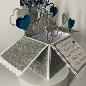 Wedding Box Card Anniversary Card Pop up Box Cards - Etsy