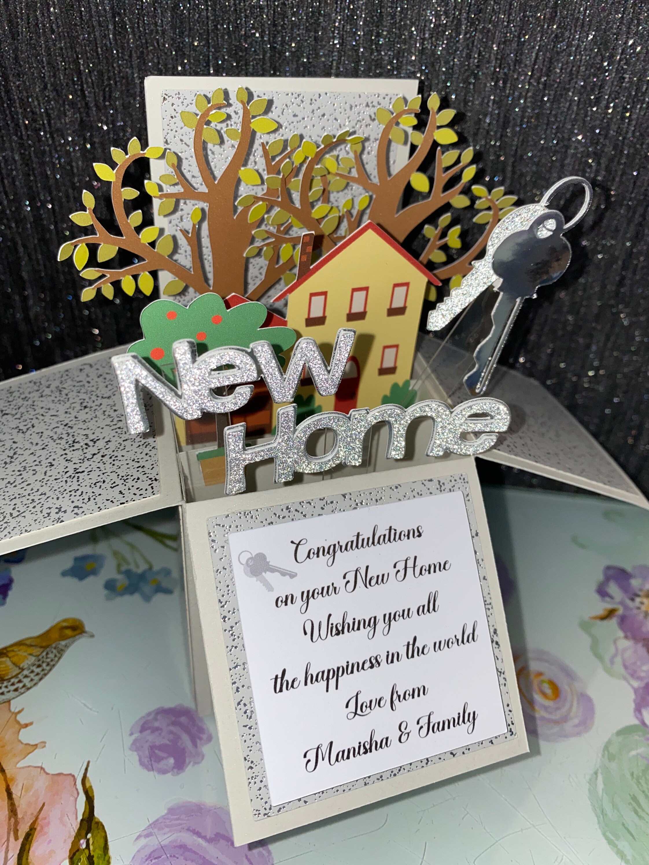 New Home Card New Home Pop up Box Card | Etsy UK