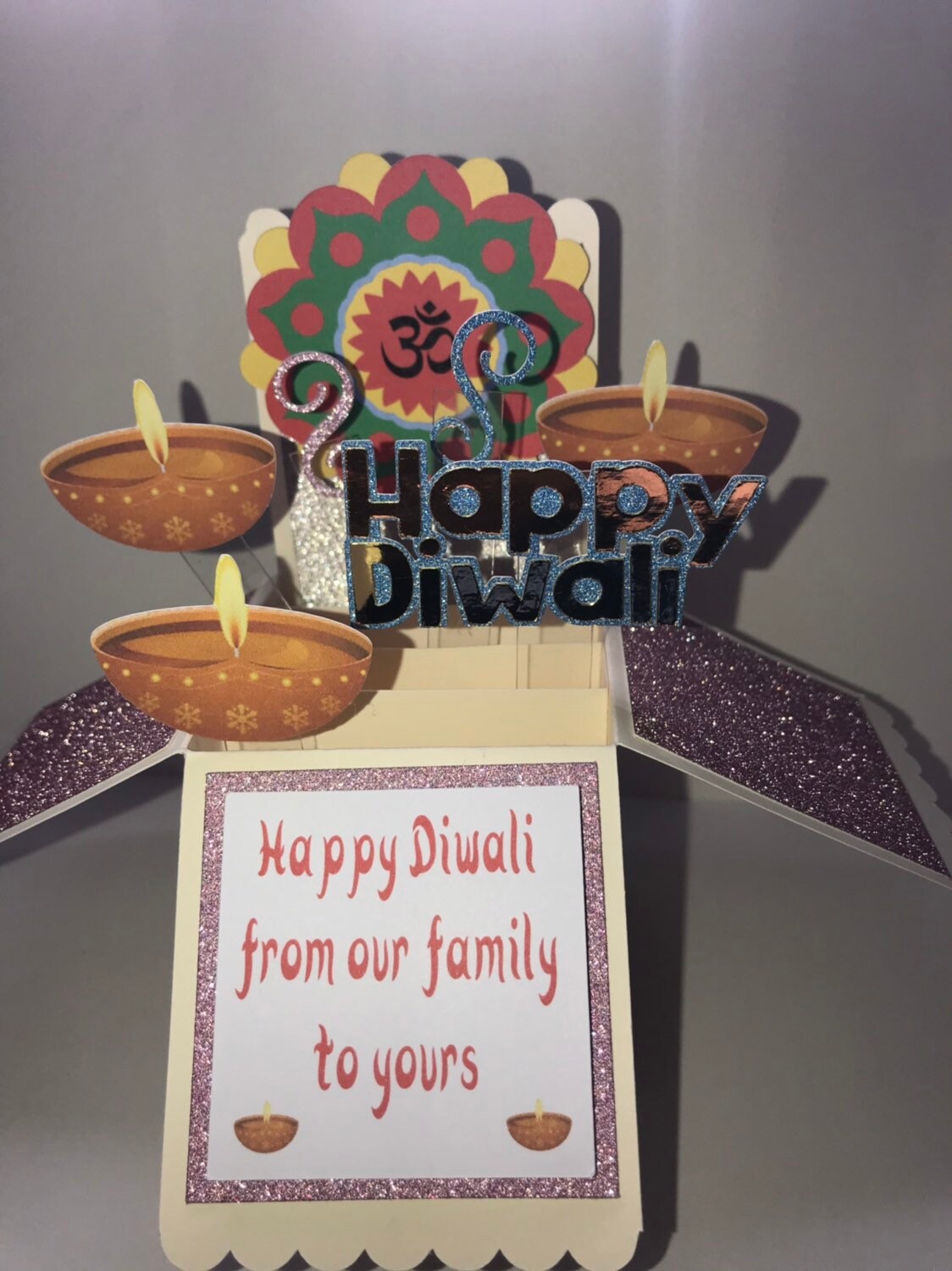 Diwali Card Pop up Box Card Happy Diwali - Etsy UK