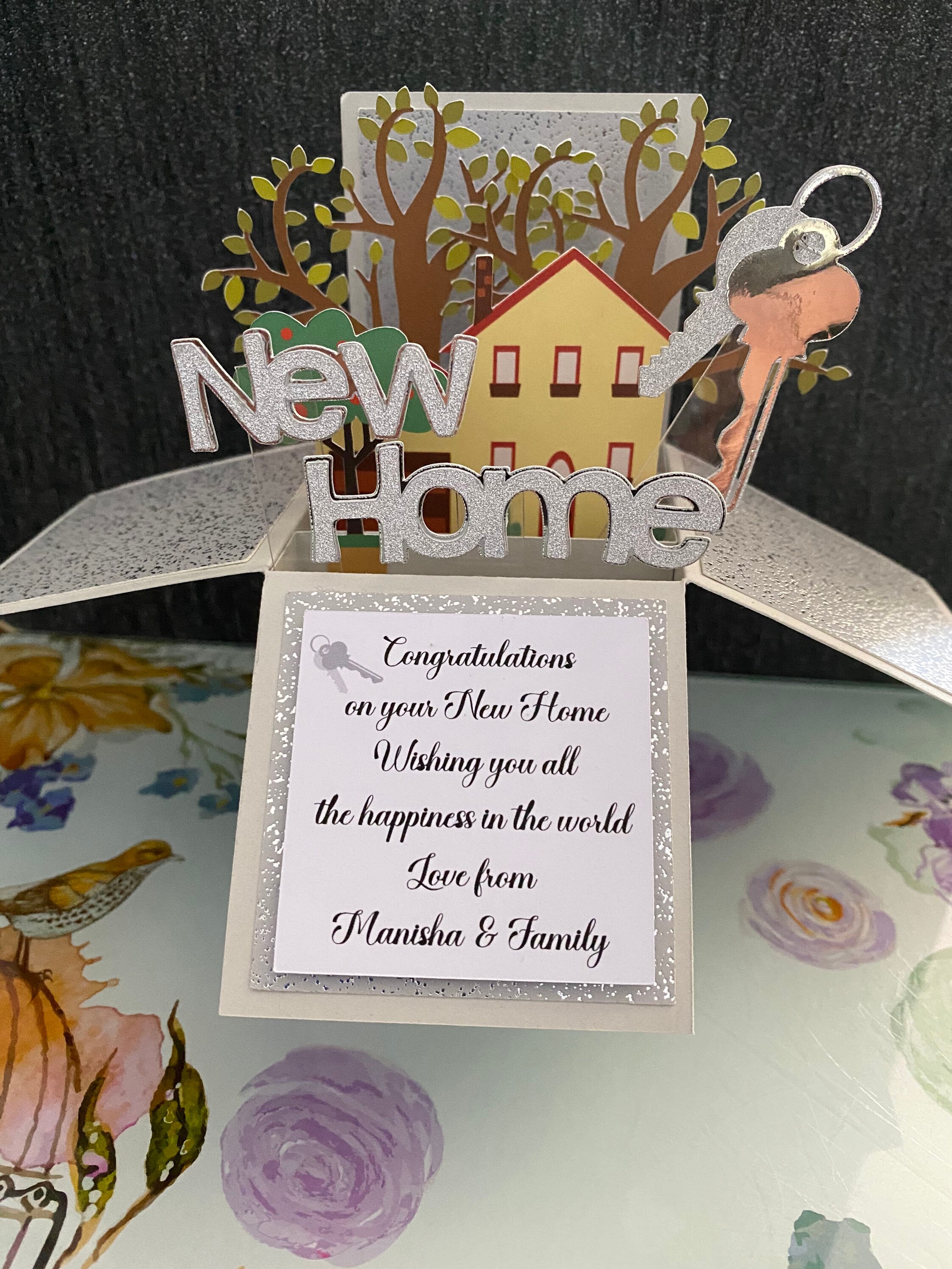 New Home Card New Home Pop up Box Card | Etsy UK