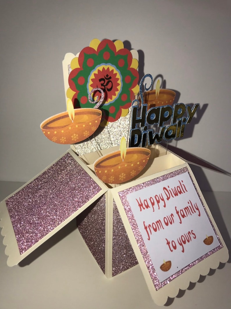Diwali Card Pop up Box Card Happy Diwali - Etsy UK