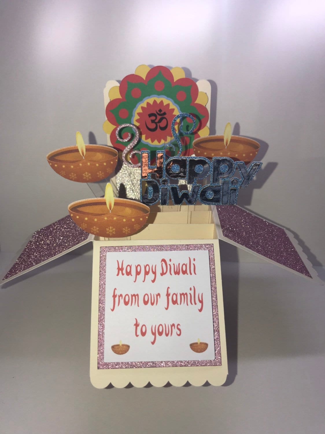 Diwali Card Pop up Box Card Happy Diwali - Etsy UK