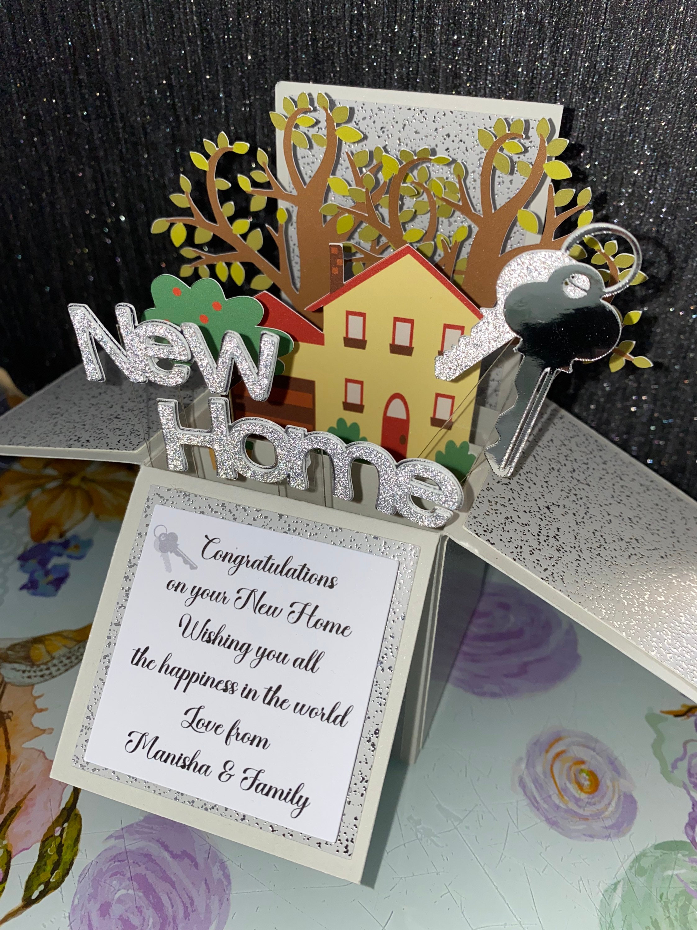 New Home Card New Home Pop up Box Card | Etsy UK