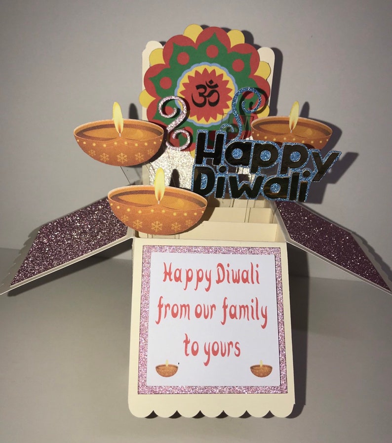 Diwali Card Pop up Box Card Happy Diwali - Etsy UK