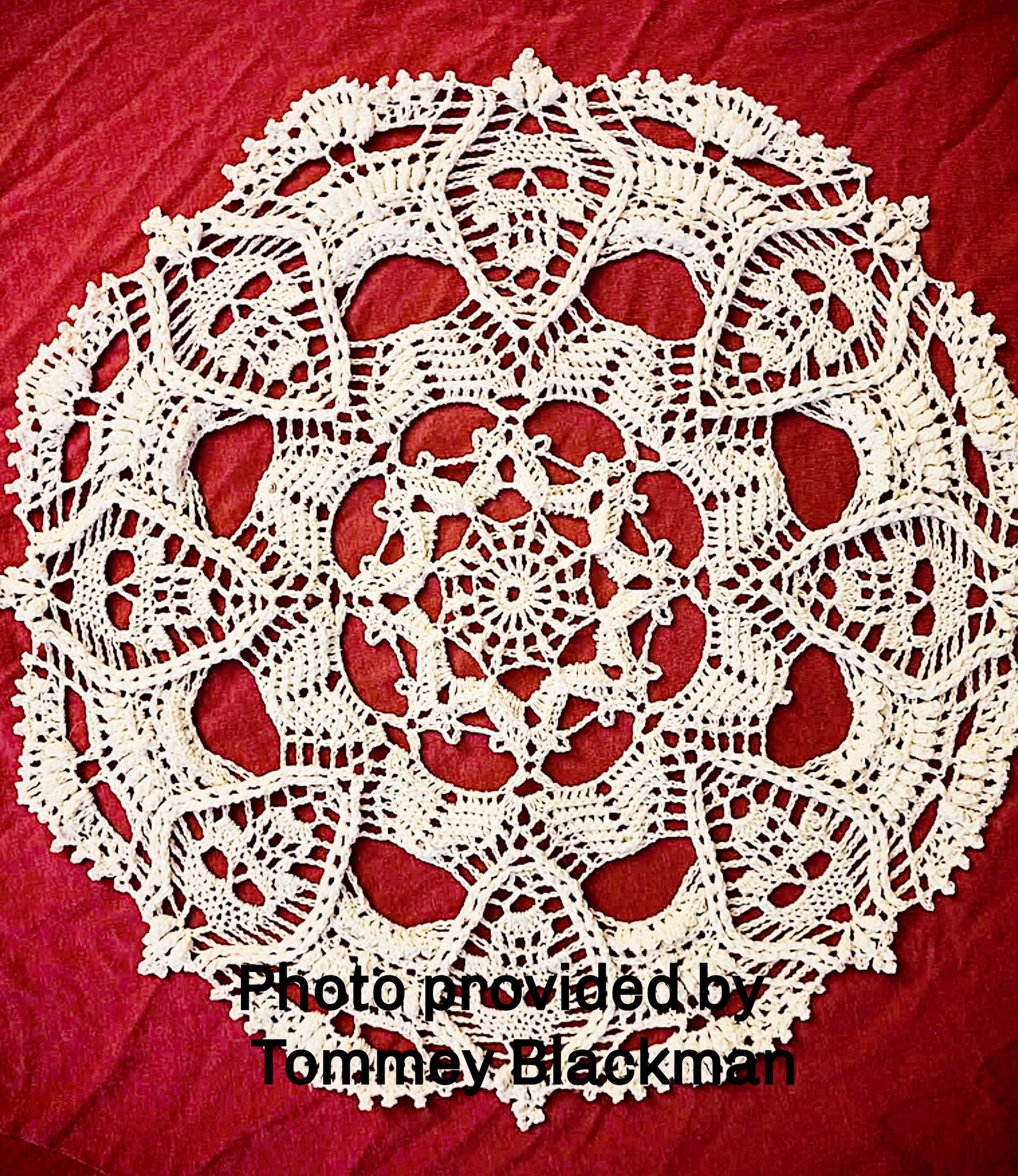 Doily Pattern - Beautiful Darkness Pattern - PDF Doily PATTERN Only ...