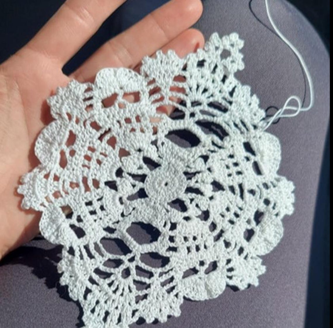 FINISHED Crochet Piece - White Only but Please Contact Me for a ...