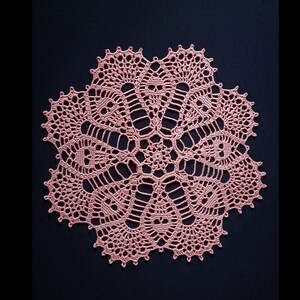 Doily Pattern - Night Wish Pattern - PDF Doily PATTERN Only - Words and ...