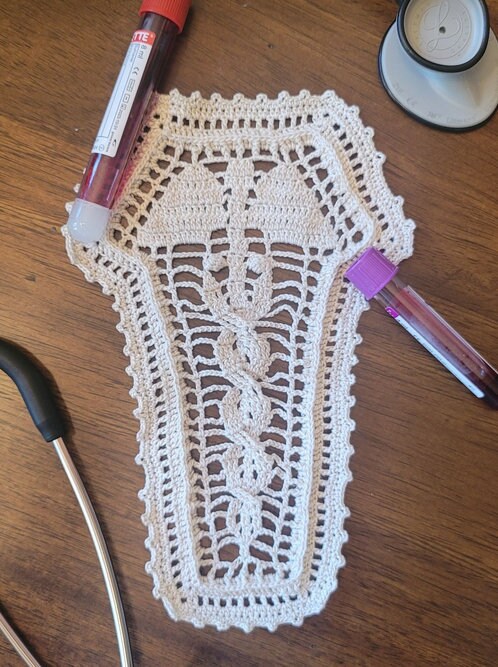 Doily Pattern Caduceus Pattern PDF Doily PATTERN Only - Etsy