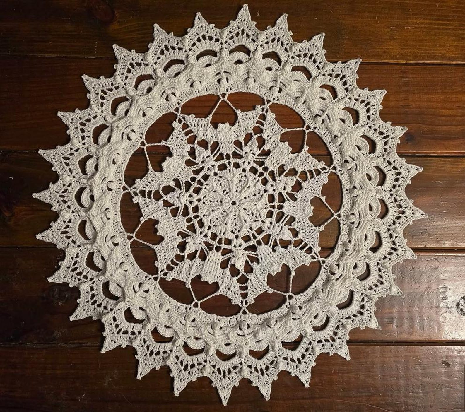 Vampanna Finished Crochet Piece - Doily Lace Decor - Bat Doily - Etsy