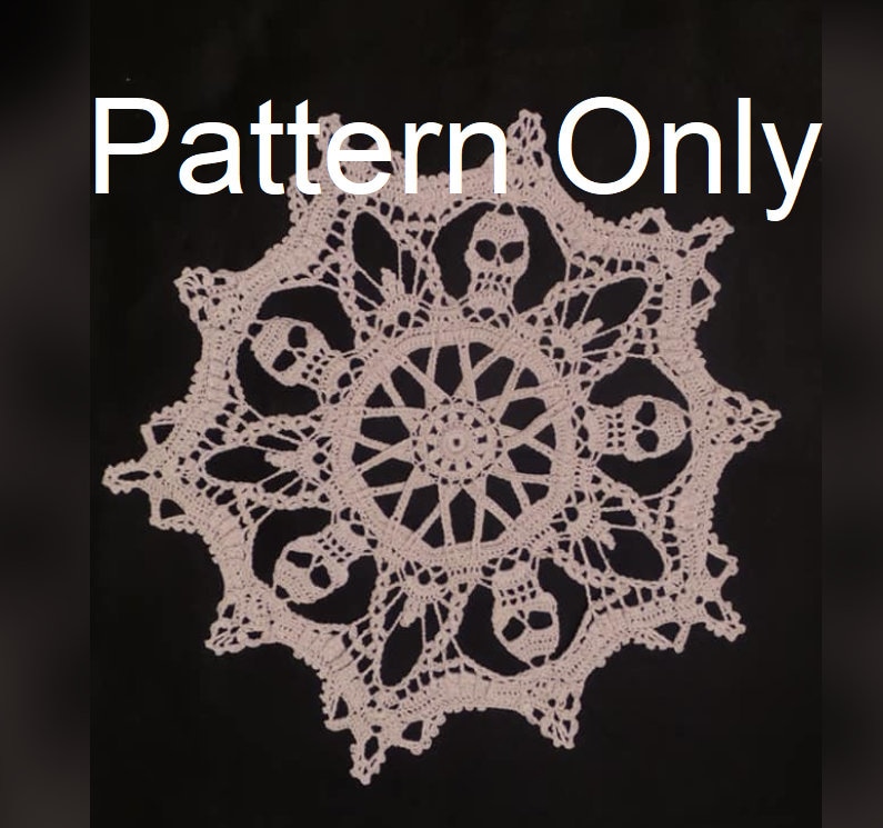 Doily Pattern Evilusion Doily Pattern Words and Photos | Etsy
