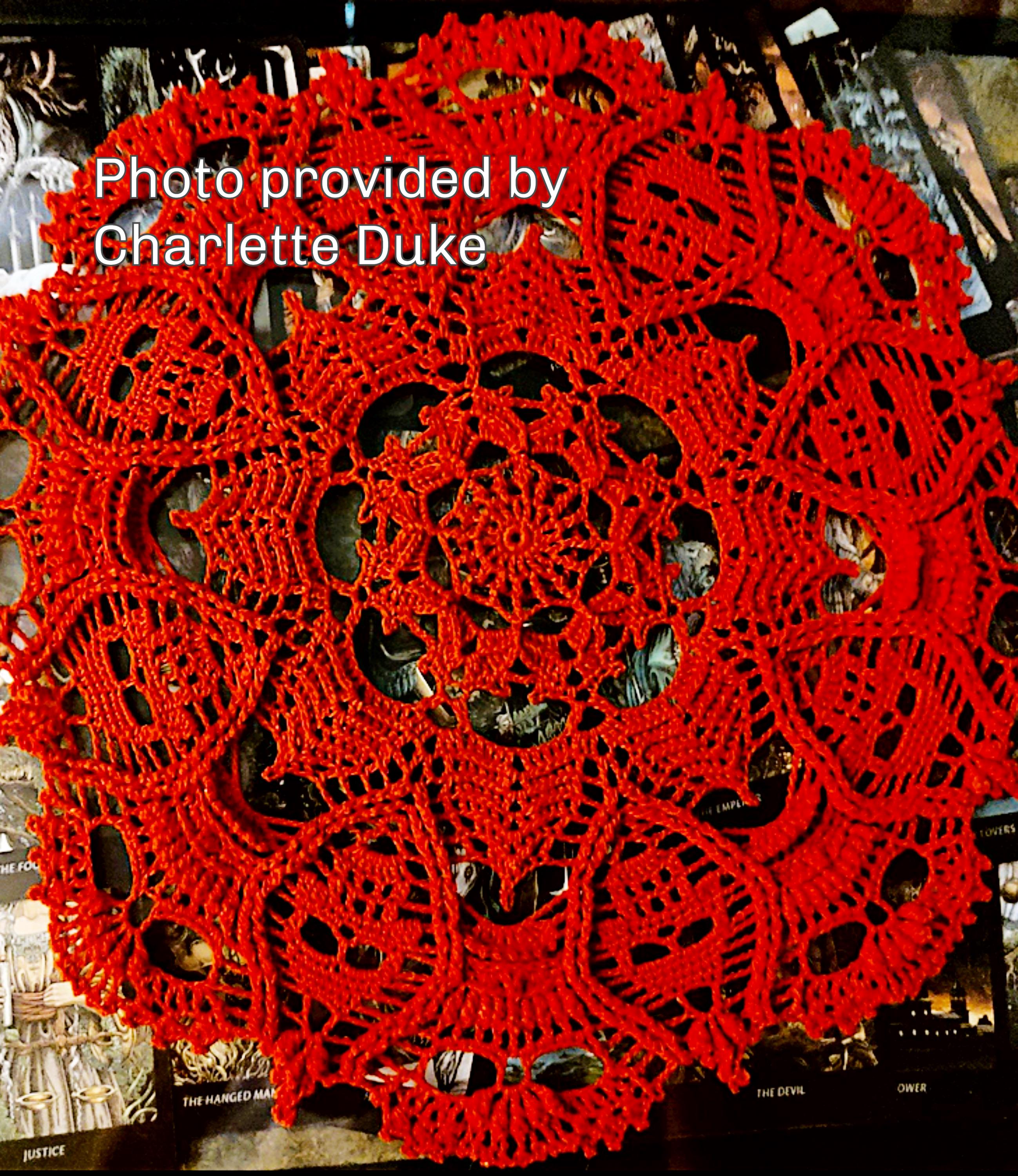 Doily Pattern - Beautiful Darkness Pattern - PDF Doily PATTERN Only ...