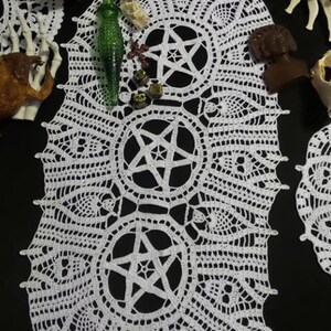 Seeing Stars - Doily Pattern - Skull Doily Pattern - PDF Doily PATTERN ...