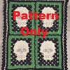 Lost Souls Skull Rectangular Stole Pattern - Etsy Canada