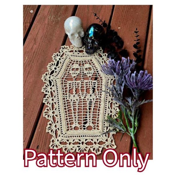 Crochet Pattern Halloween Doilies - Etsy