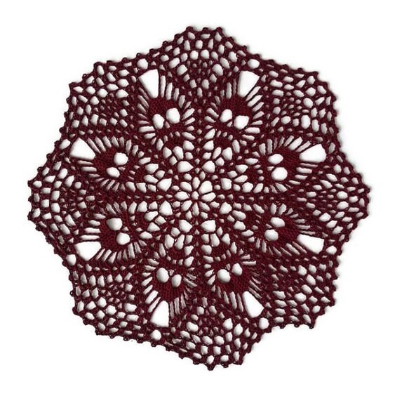 Doily Pattern Skull Doily Pattern PDF Doily PATTERN Only - Etsy