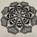 Doily Pattern - Skull Doily Pattern - PDF Doily PATTERN Only - Words ...