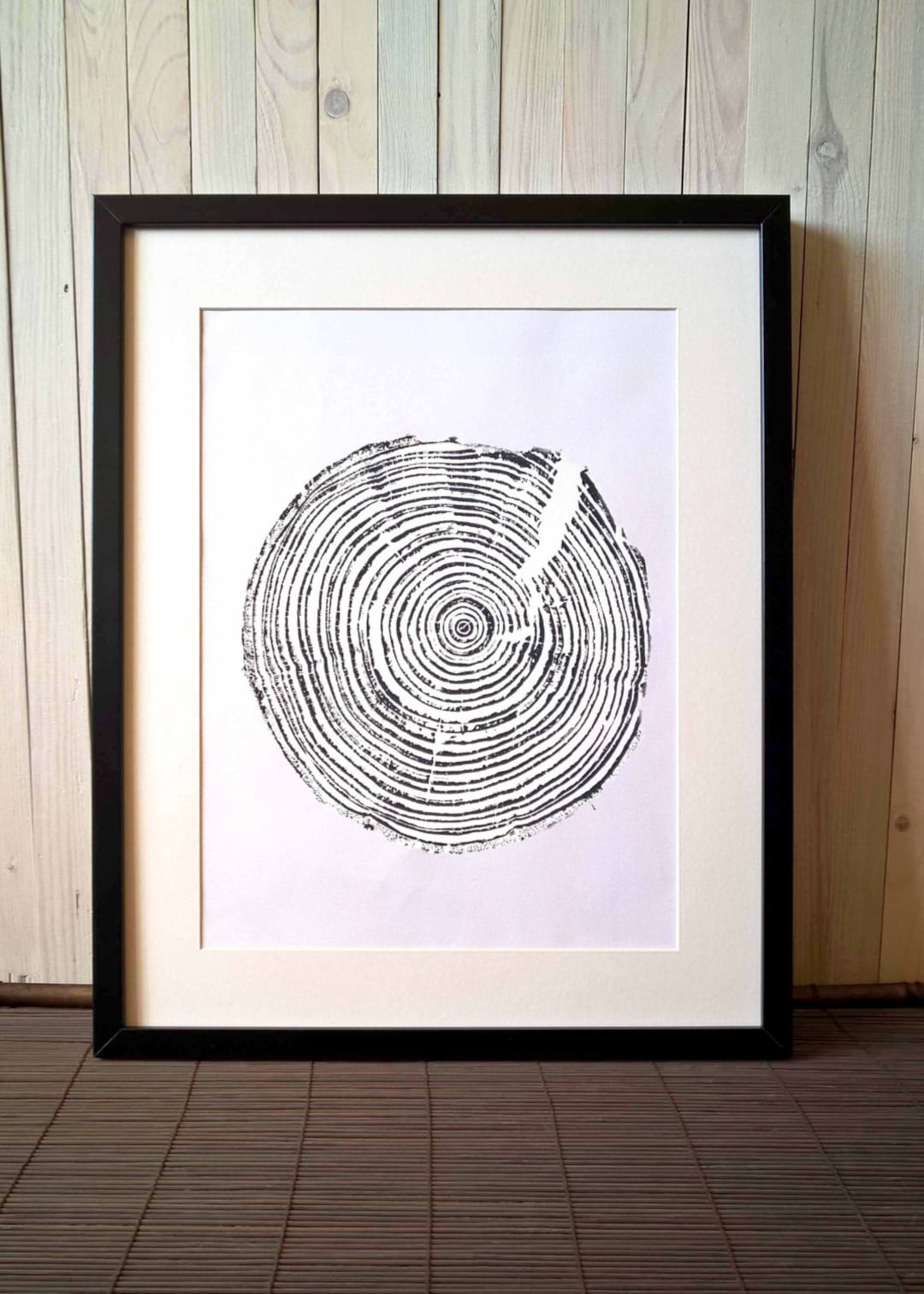 30 Years Old Spruce, Original Woodcut Print, Wall Decor - Etsy