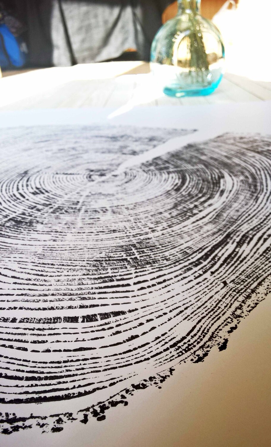 Original Hand Pressed Print, 80 Years Old Spruce - Etsy